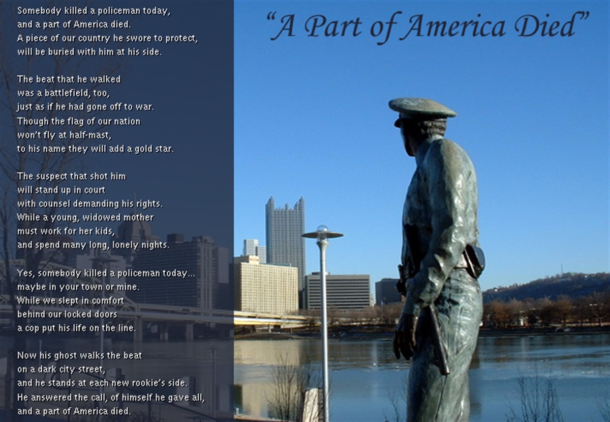 Police Officer Poem A Police Officer's Prayer: A Poem By James E.